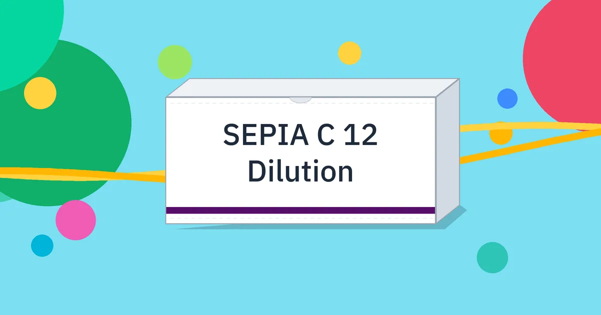 Symbolbild: Packung mit der Aufschrift SEPIA C 12 Dilution (PZN 04236633) – Verfügbarkeit und Bezug in Apotheken in Frankfurt am Main