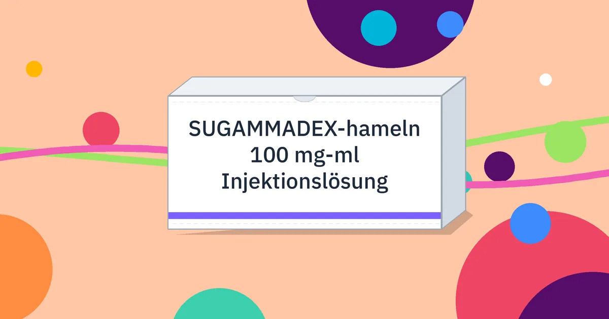 Symbolbild: Packung mit der Aufschrift SUGAMMADEX-hameln 100 mg-ml Injektionslösung (PZN 18367132) – Verfügbarkeit und Bezug in Apotheken in Frankfurt am Main