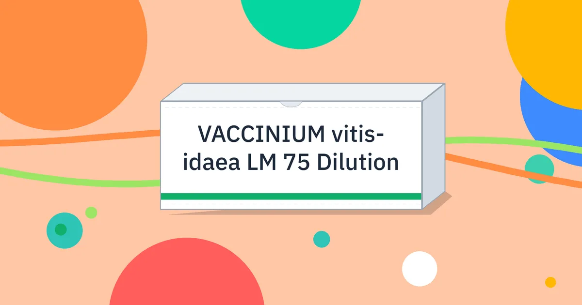 Symbolbild: Packung mit der Aufschrift VACCINIUM vitis-idaea LM 75 Dilution (PZN 13261268) – Verfügbarkeit und Bezug in Apotheken in Frankfurt am Main