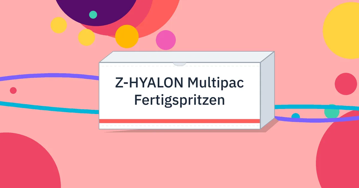 Symbolbild: Packung mit der Aufschrift Z-HYALON Multipac Fertigspritzen (PZN 05379205) – Verfügbarkeit und Bezug in Apotheken in Frankfurt am Main