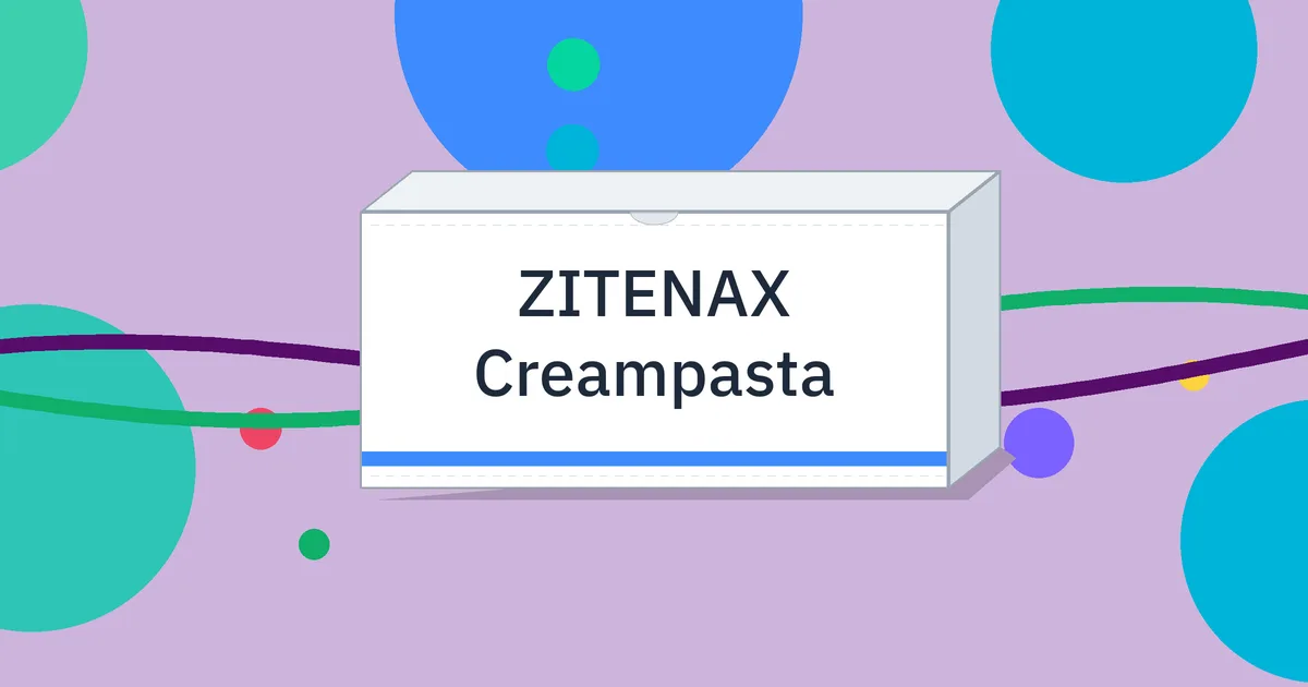 Symbolbild: Packung mit der Aufschrift ZITENAX Creampasta (PZN 16015601) – Verfügbarkeit und Bezug in Apotheken in Frankfurt am Main