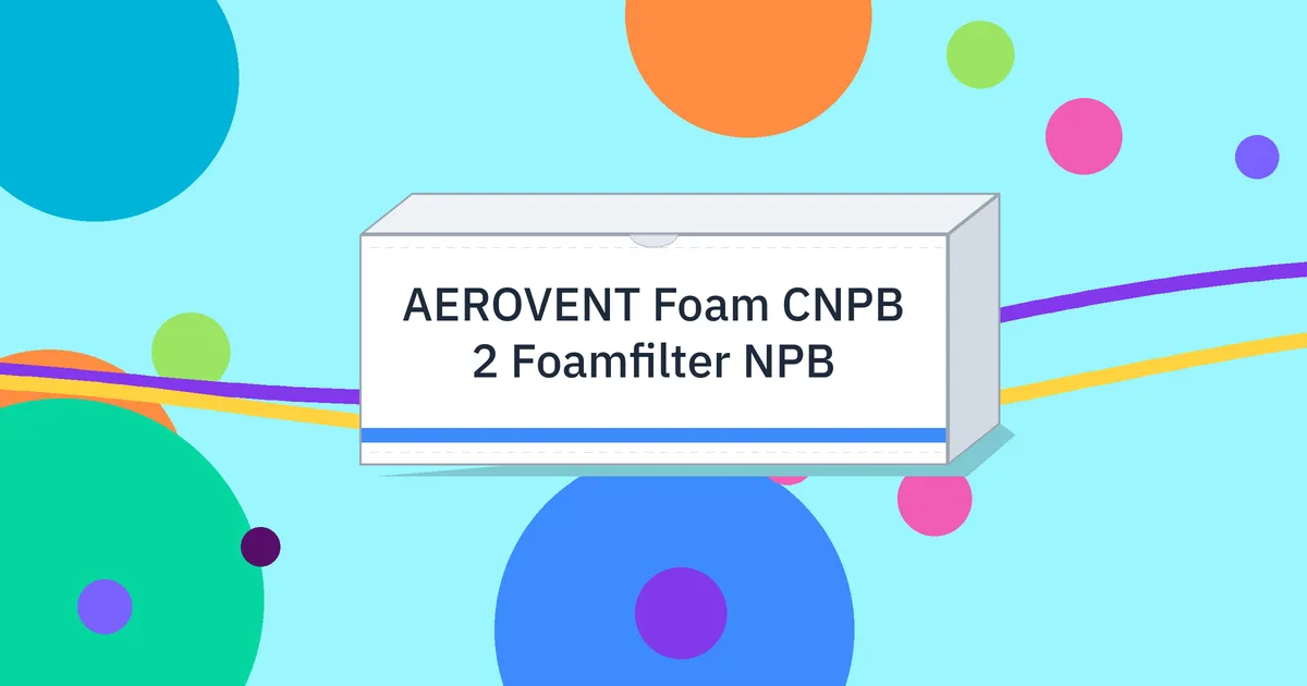 Symbolbild: Packung mit der Aufschrift AEROVENT Foam CNPB 2 Foamfilter NPB (PZN 01076726) – Verfügbarkeit und Bezug in Apotheken in Frankfurt am Main