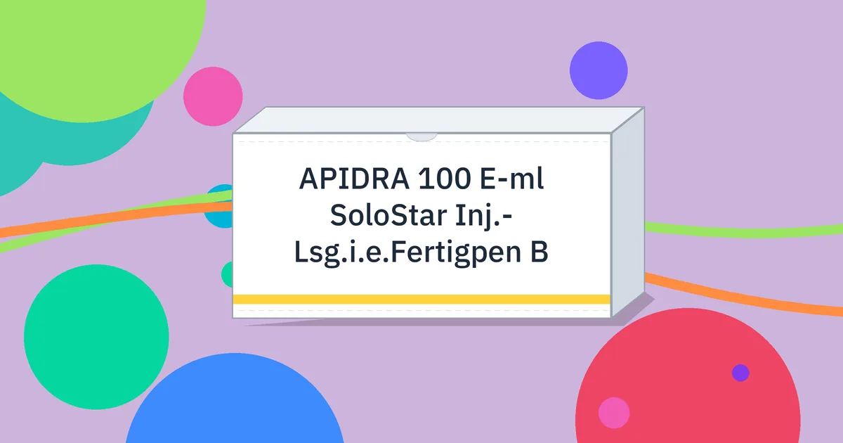 Symbolbild: Packung mit der Aufschrift APIDRA 100 E-ml SoloStar Inj.-Lsg.i.e.Fertigpen B (PZN 11313570) – Verfügbarkeit und Bezug in Apotheken in Frankfurt am Main