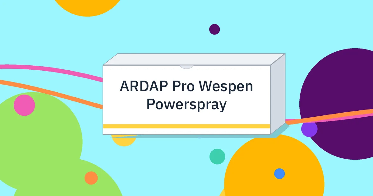 Symbolbild: Packung mit der Aufschrift ARDAP Pro Wespen Powerspray (PZN 19746423) – Verfügbarkeit und Bezug in Apotheken in Frankfurt am Main