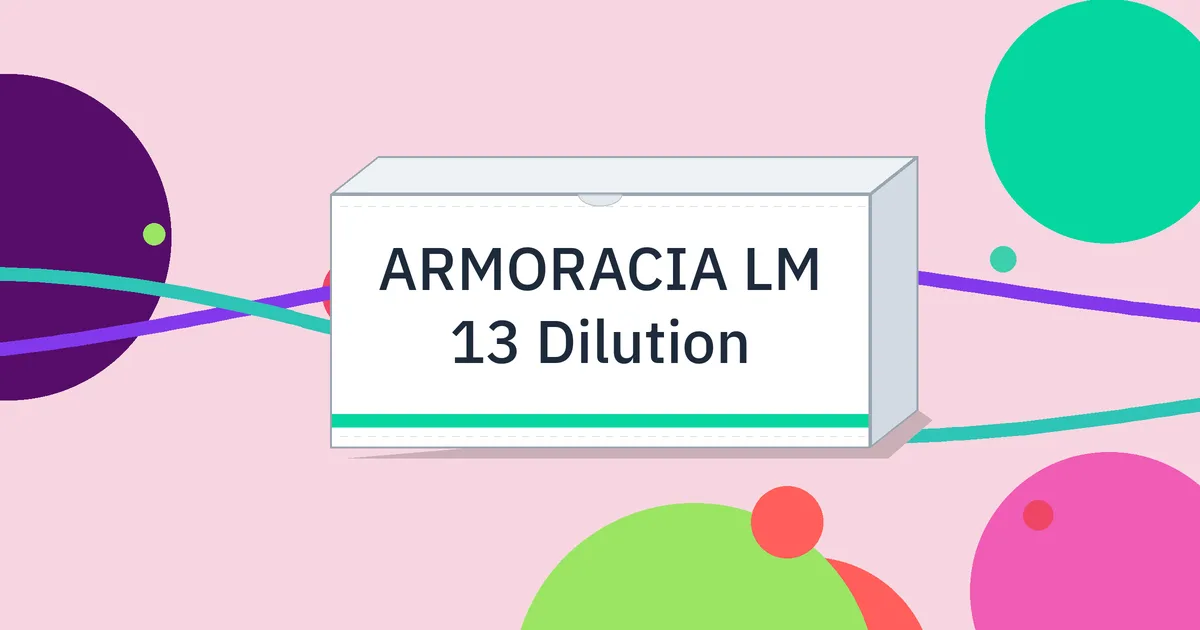 Symbolbild: Packung mit der Aufschrift ARMORACIA LM 13 Dilution (PZN 13393308) – Verfügbarkeit und Bezug in Apotheken in Frankfurt am Main