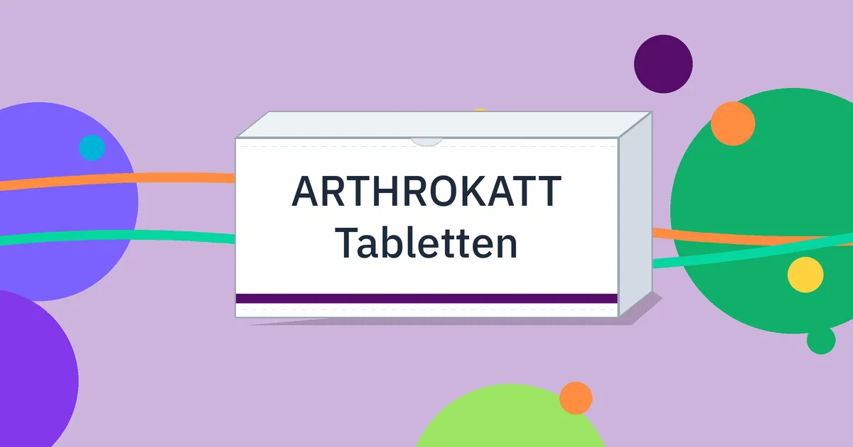 Symbolbild: Packung mit der Aufschrift ARTHROKATT Tabletten (PZN 01987304) – Verfügbarkeit und Bezug in Apotheken in Frankfurt am Main