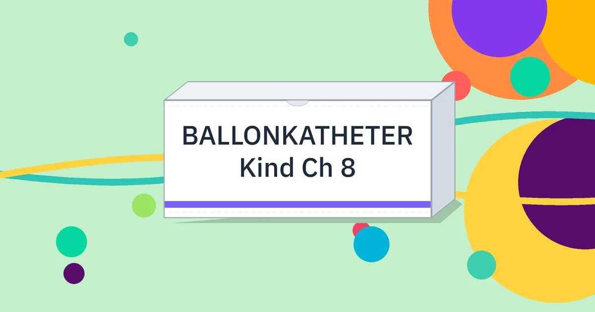 Symbolbild: Packung mit der Aufschrift BALLONKATHETER Kind Ch 8 (PZN 00181591) – Verfügbarkeit und Bezug in Apotheken in Frankfurt am Main