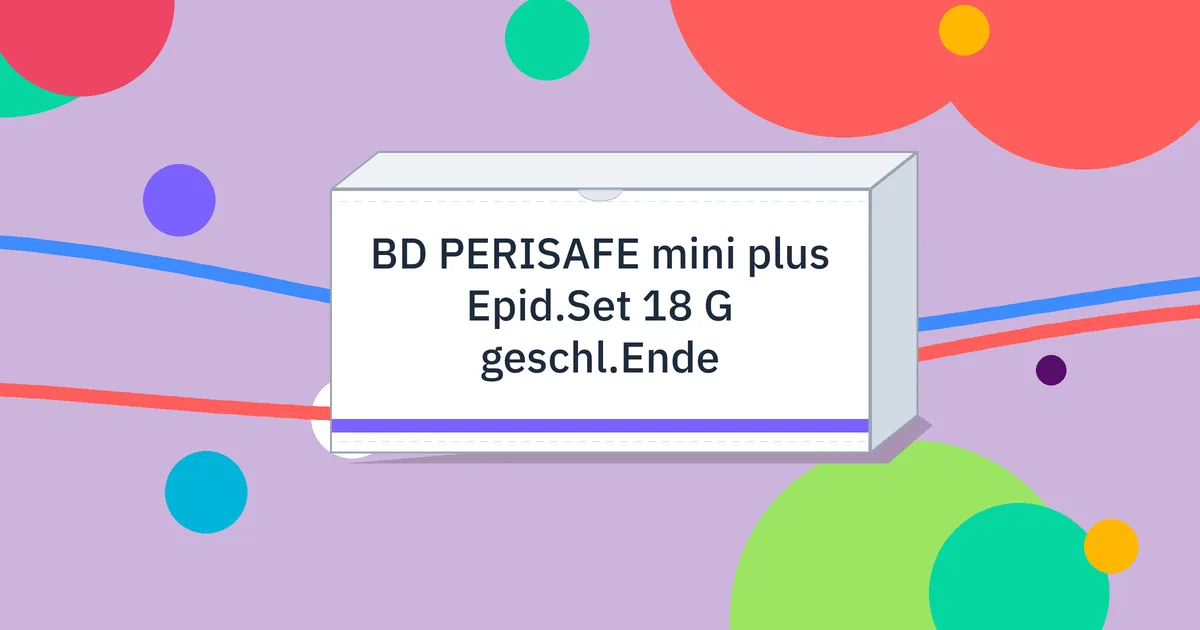 Symbolbild: Packung mit der Aufschrift BD PERISAFE mini plus Epid.Set 18 G geschl.Ende (PZN 01322220) – Verfügbarkeit und Bezug in Apotheken in Frankfurt am Main