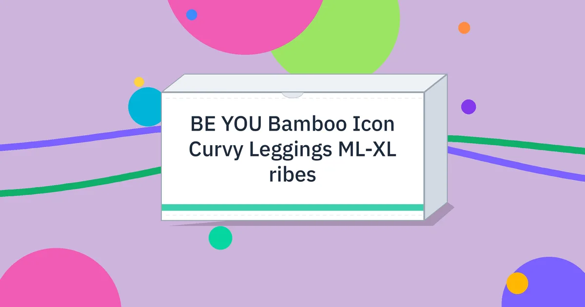 Symbolbild: Packung mit der Aufschrift BE YOU Bamboo Icon Curvy Leggings ML-XL ribes (PZN 20289534) – Verfügbarkeit und Bezug in Apotheken in Frankfurt am Main