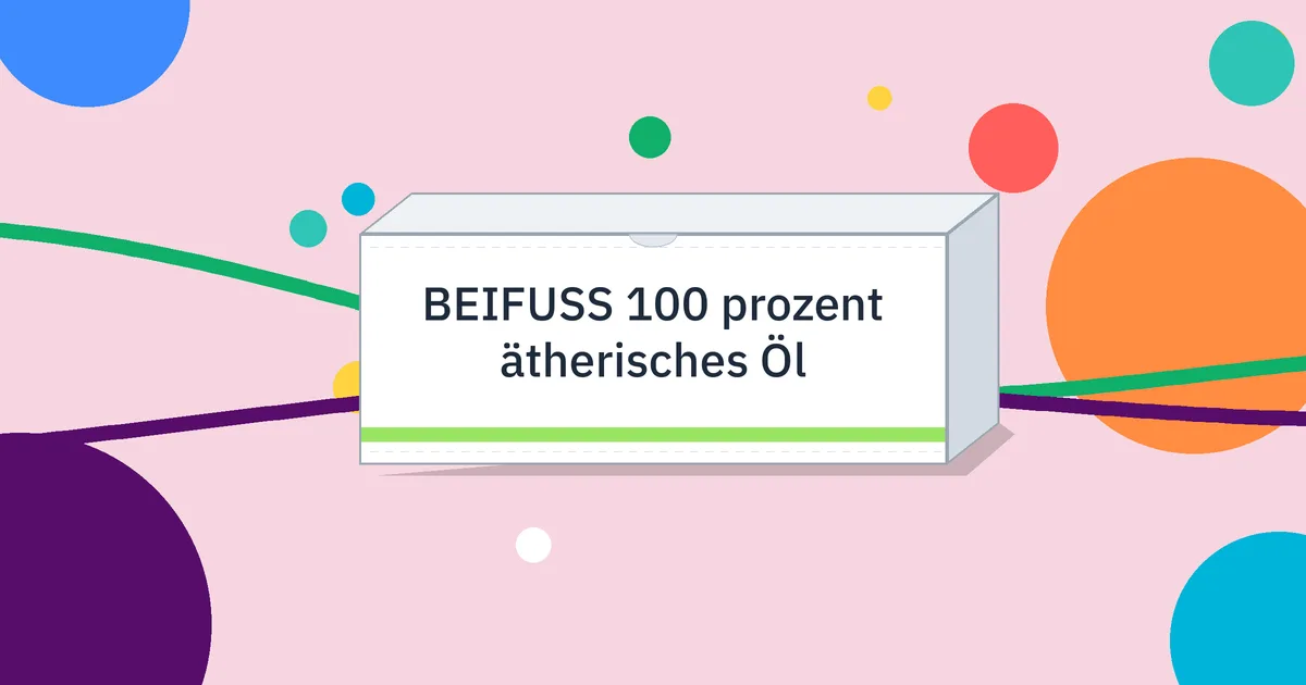 Symbolbild: Packung mit der Aufschrift BEIFUSS 100 prozent ätherisches Öl (PZN 07204243) – Verfügbarkeit und Bezug in Apotheken in Frankfurt am Main