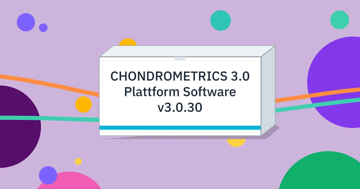 Symbolbild: Packung mit der Aufschrift CHONDROMETRICS 3.0 Plattform Software v3.0.30 (PZN 19162975) – Verfügbarkeit und Bezug in Apotheken in Frankfurt am Main
