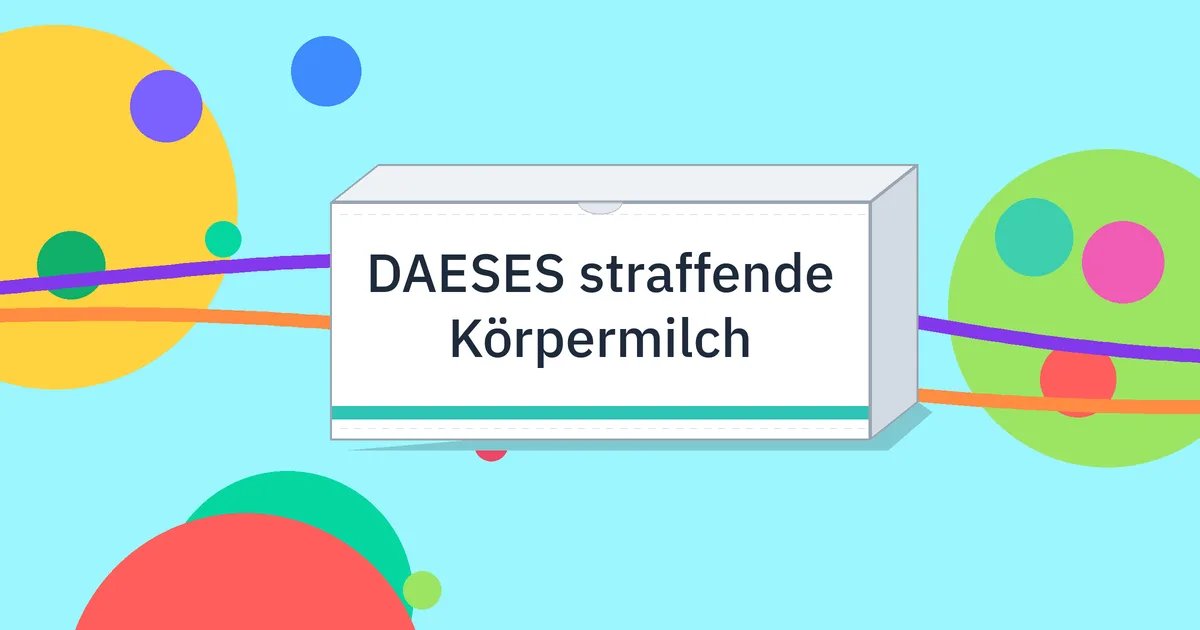 Symbolbild: Packung mit der Aufschrift DAESES straffende Körpermilch (PZN 18099068) – Verfügbarkeit und Bezug in Apotheken in Frankfurt am Main