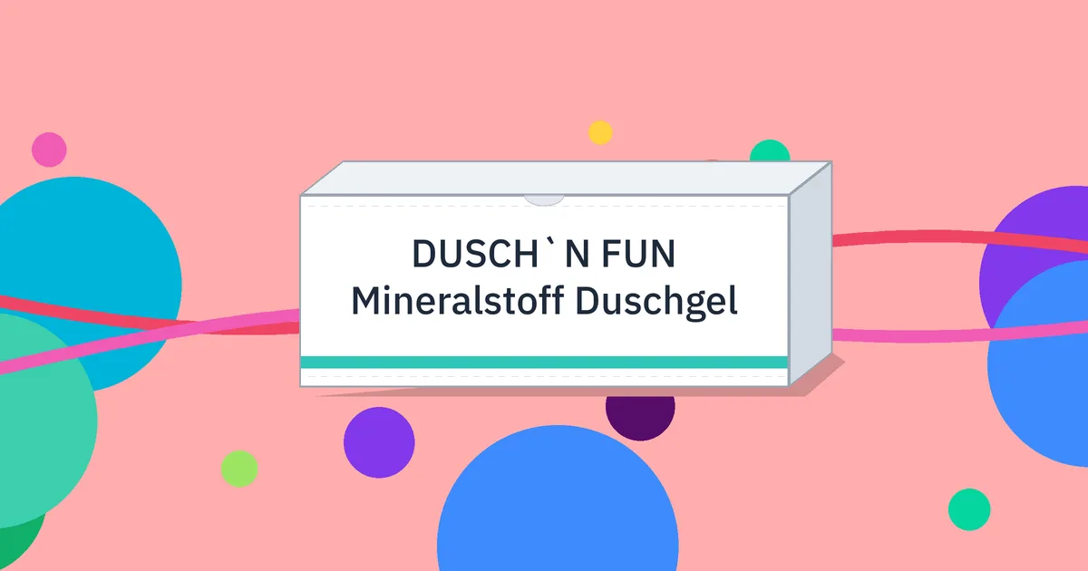 Symbolbild: Packung mit der Aufschrift DUSCH`N FUN Mineralstoff Duschgel (PZN 01044637) – Verfügbarkeit und Bezug in Apotheken in Frankfurt am Main