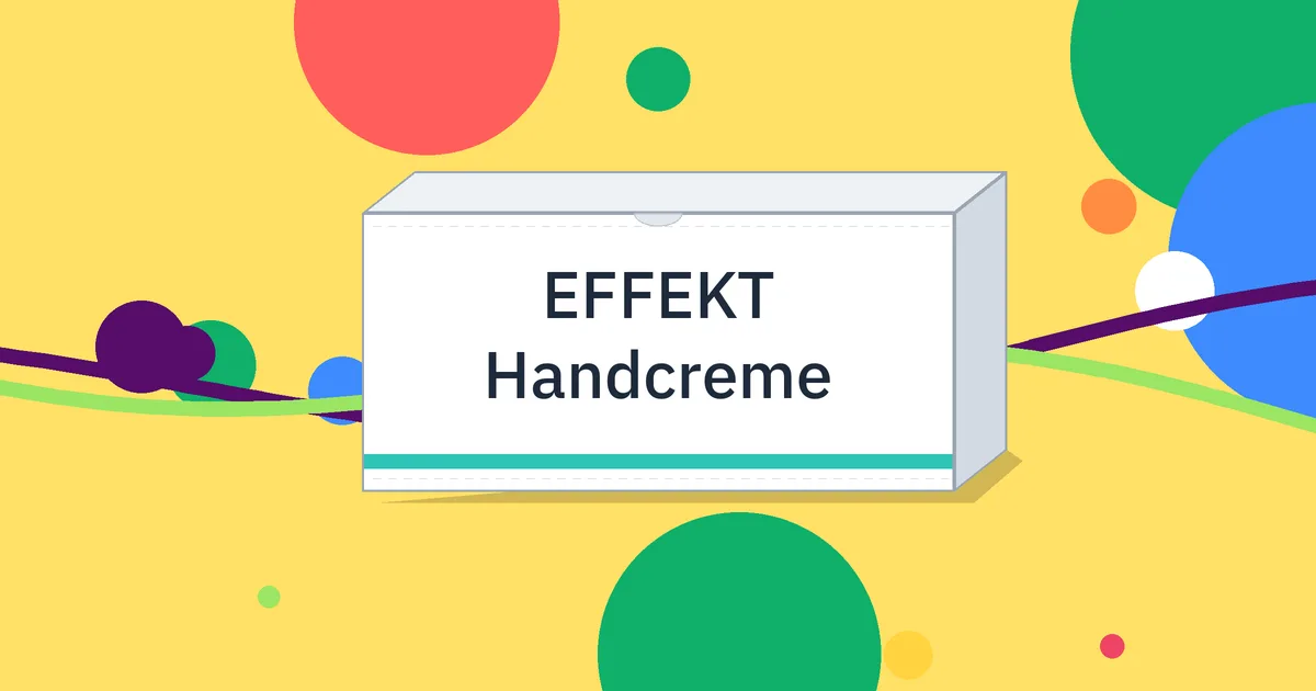 Symbolbild: Packung mit der Aufschrift EFFEKT Handcreme (PZN 10197529) – Verfügbarkeit und Bezug in Apotheken in Frankfurt am Main