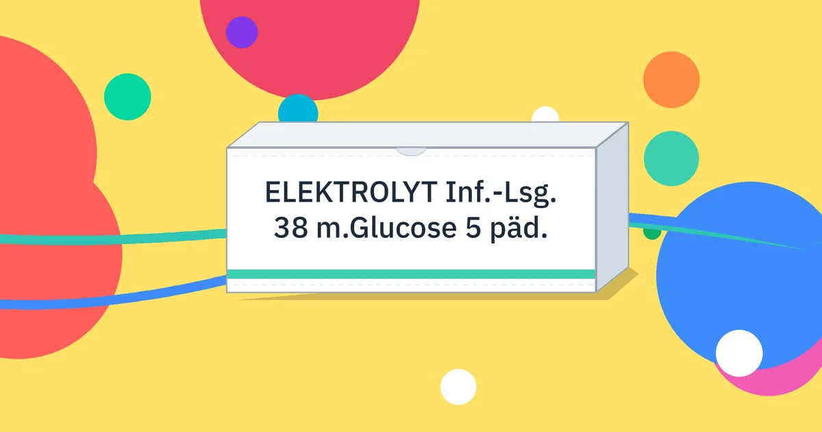 Symbolbild: Packung mit der Aufschrift ELEKTROLYT Inf.-Lsg. 38 m.Glucose 5 päd. (PZN 07510661) – Verfügbarkeit und Bezug in Apotheken in Frankfurt am Main