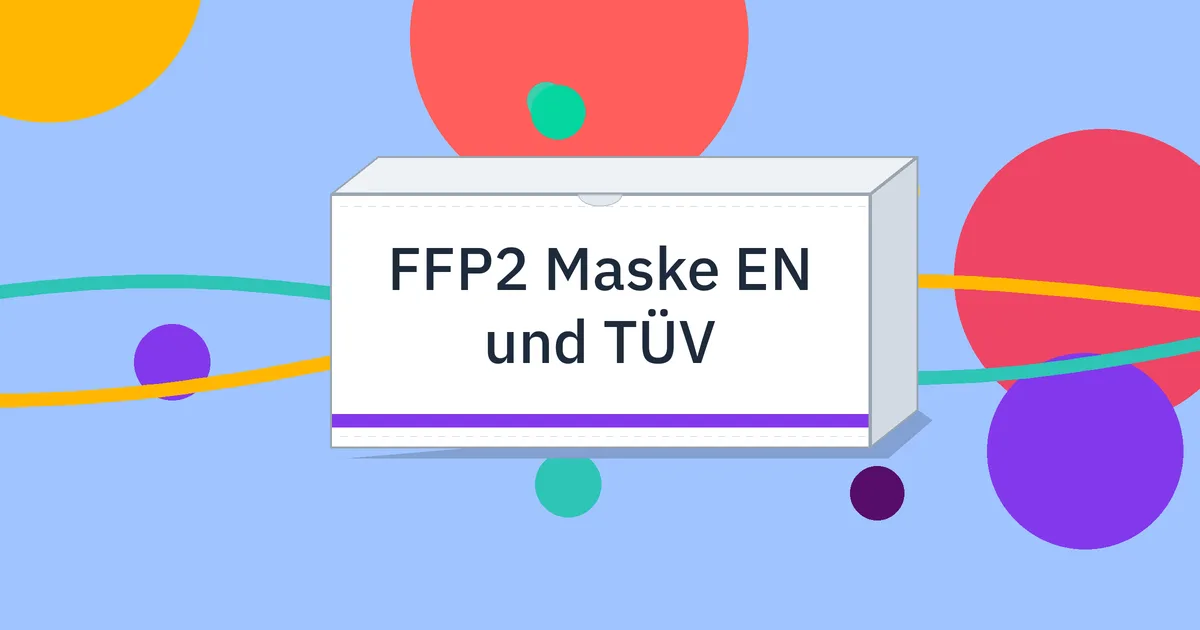 Symbolbild: Packung mit der Aufschrift FFP2 Maske EN und TÜV (PZN 16863602) – Verfügbarkeit und Bezug in Apotheken in Frankfurt am Main