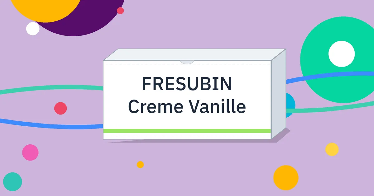 Symbolbild: Packung mit der Aufschrift FRESUBIN Creme Vanille (PZN 02539140) – Verfügbarkeit und Bezug in Apotheken in Frankfurt am Main