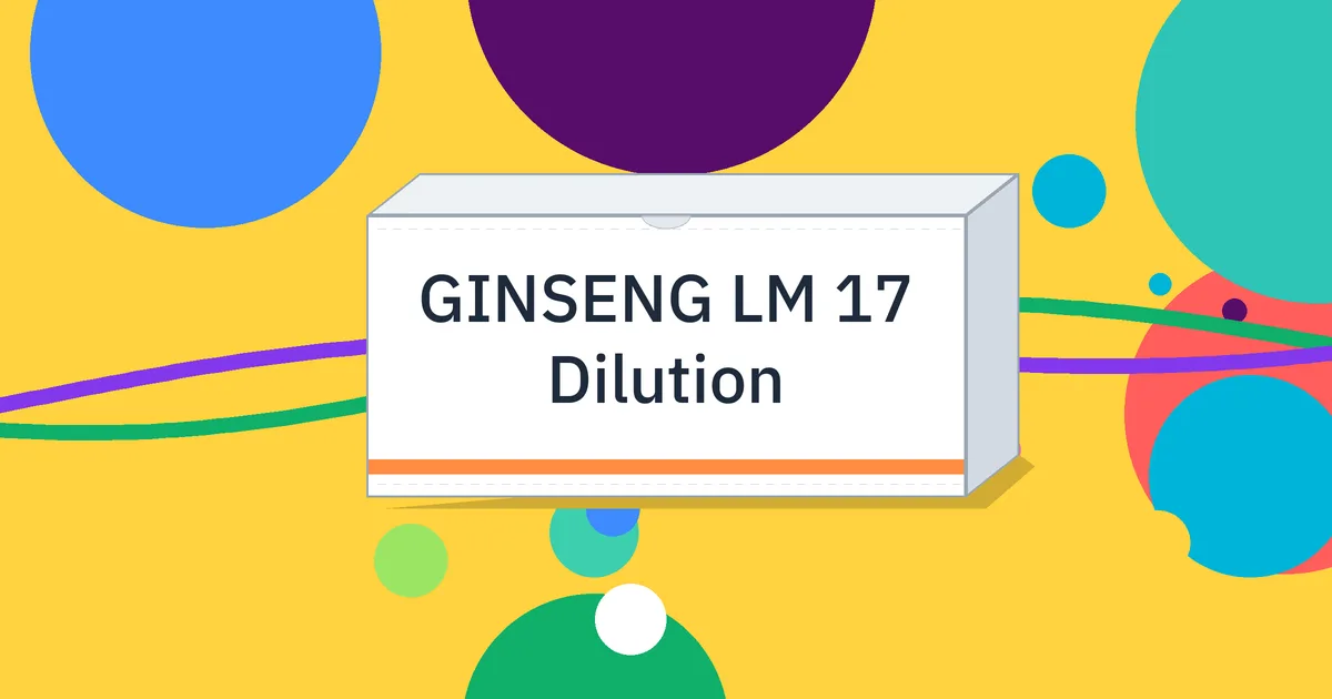 Symbolbild: Packung mit der Aufschrift GINSENG LM 17 Dilution (PZN 12878593) – Verfügbarkeit und Bezug in Apotheken in Frankfurt am Main