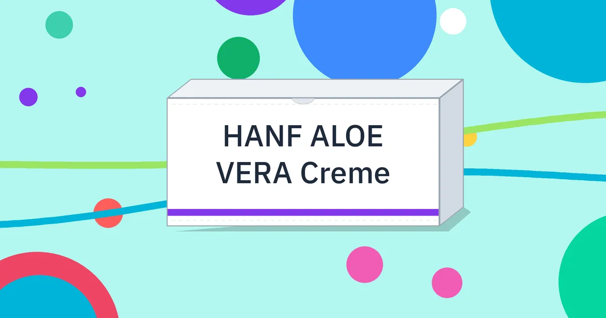 Symbolbild: Packung mit der Aufschrift HANF ALOE VERA Creme (PZN 12373893) – Verfügbarkeit und Bezug in Apotheken in Frankfurt am Main