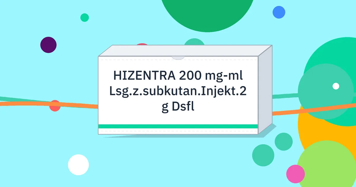 Symbolbild: Packung mit der Aufschrift HIZENTRA 200 mg-ml Lsg.z.subkutan.Injekt.2 g Dsfl (PZN 12550450) – Verfügbarkeit und Bezug in Apotheken in Frankfurt am Main