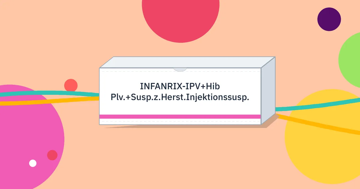 Symbolbild: Packung mit der Aufschrift INFANRIX-IPV+Hib Plv.+Susp.z.Herst.Injektionssusp. (PZN 19627032) – Verfügbarkeit und Bezug in Apotheken in Frankfurt am Main