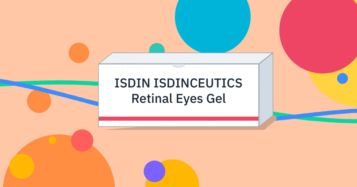 Symbolbild: Packung mit der Aufschrift ISDIN ISDINCEUTICS Retinal Eyes Gel (PZN 19296836) – Verfügbarkeit und Bezug in Apotheken in Frankfurt am Main