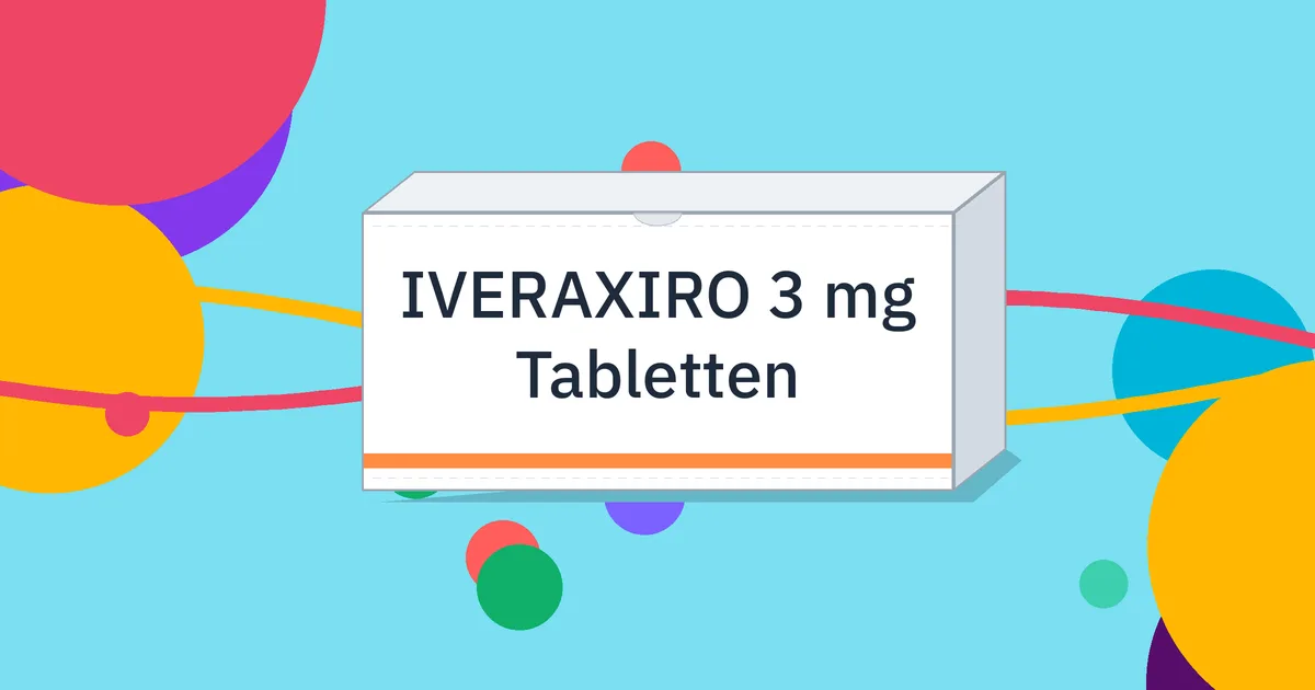 Symbolbild: Packung mit der Aufschrift IVERAXIRO 3 mg Tabletten (PZN 20390196) – Verfügbarkeit und Bezug in Apotheken in Frankfurt am Main
