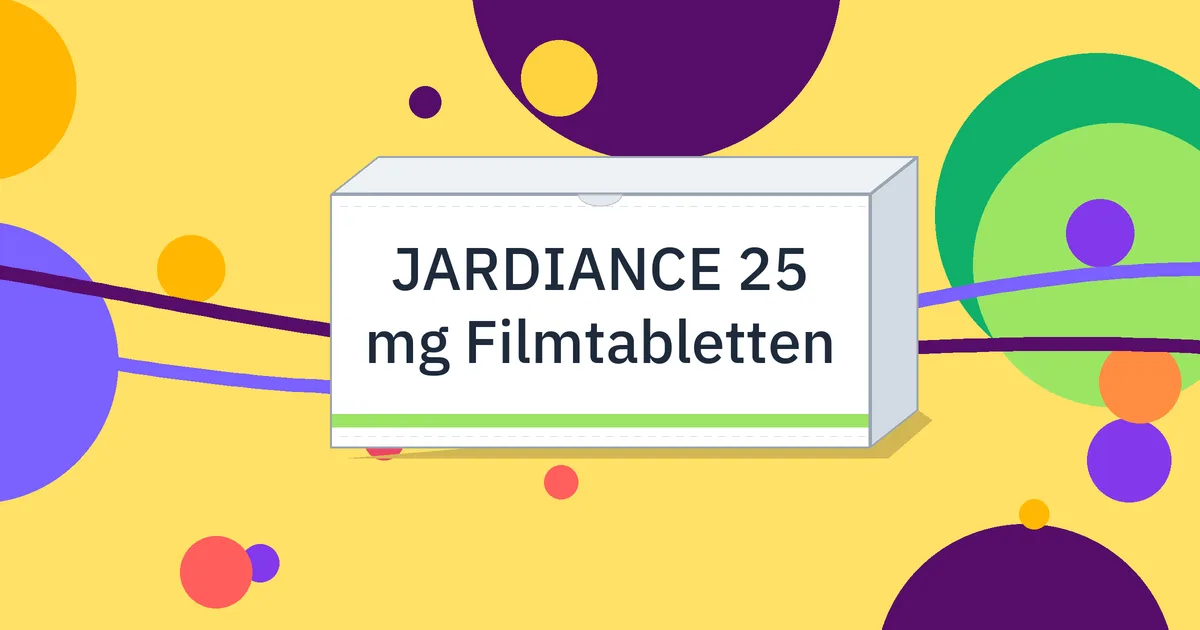 Symbolbild: Packung mit der Aufschrift JARDIANCE 25 mg Filmtabletten (PZN 18391538) – Verfügbarkeit und Bezug in Apotheken in Frankfurt am Main