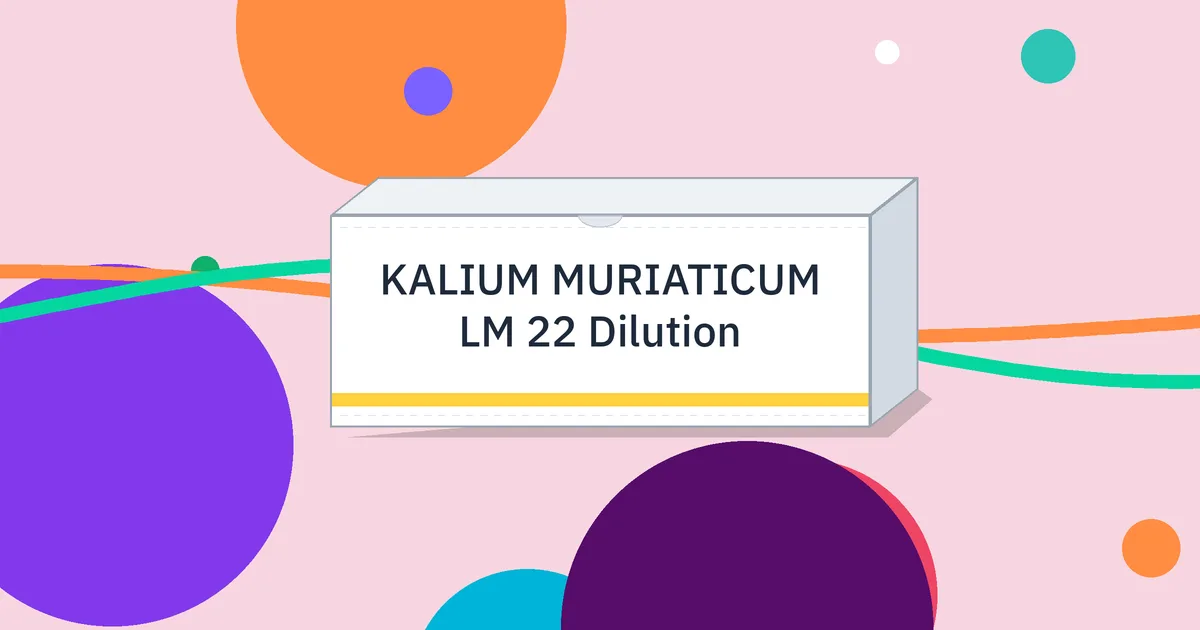 Symbolbild: Packung mit der Aufschrift KALIUM MURIATICUM LM 22 Dilution (PZN 12922934) – Verfügbarkeit und Bezug in Apotheken in Frankfurt am Main