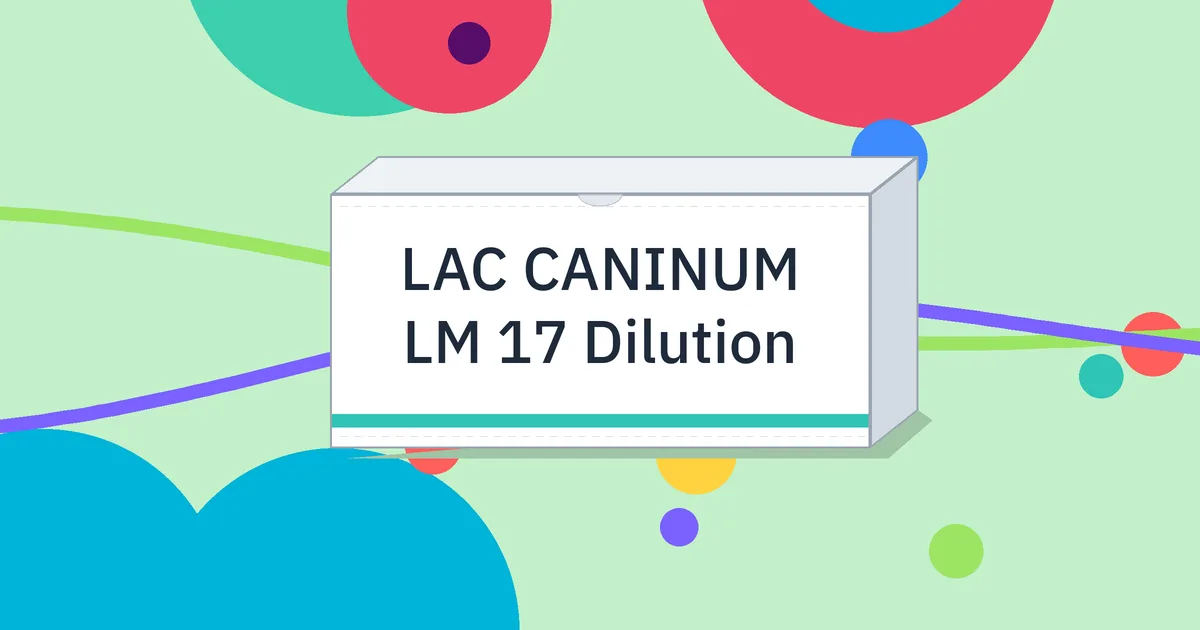 Symbolbild: Packung mit der Aufschrift LAC CANINUM LM 17 Dilution (PZN 12928977) – Verfügbarkeit und Bezug in Apotheken in Frankfurt am Main