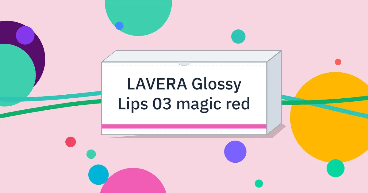 Symbolbild: Packung mit der Aufschrift LAVERA Glossy Lips 03 magic red (PZN 10211815) – Verfügbarkeit und Bezug in Apotheken in Frankfurt am Main