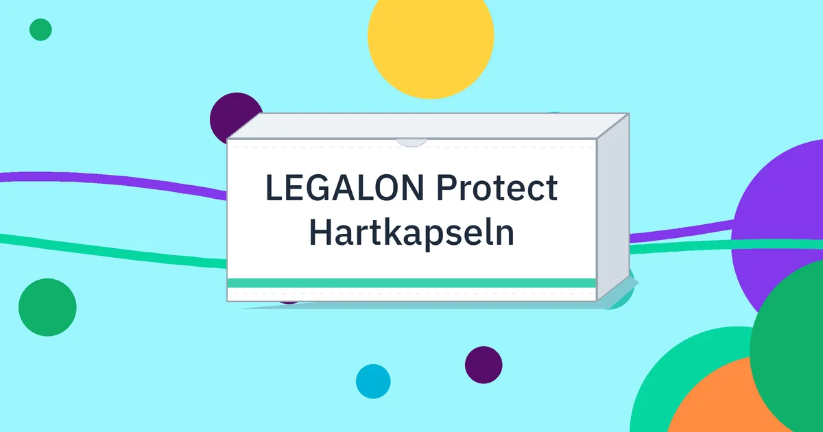 Symbolbild: Packung mit der Aufschrift LEGALON Protect Hartkapseln (PZN 03679239) – Verfügbarkeit und Bezug in Apotheken in Frankfurt am Main