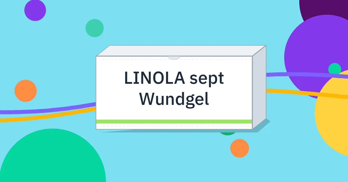 Symbolbild: Packung mit der Aufschrift LINOLA sept Wundgel (PZN 16740578) – Verfügbarkeit und Bezug in Apotheken in Frankfurt am Main