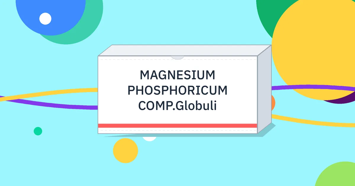 Symbolbild: Packung mit der Aufschrift MAGNESIUM PHOSPHORICUM COMP.Globuli (PZN 08786632) – Verfügbarkeit und Bezug in Apotheken in Frankfurt am Main