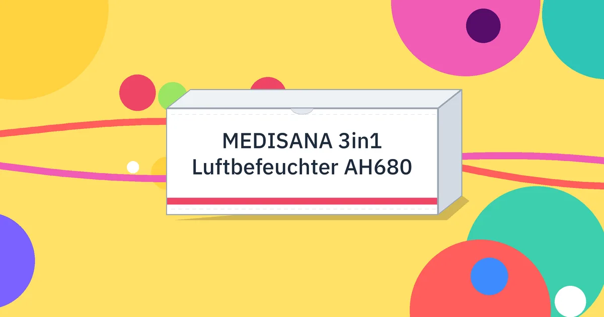 Symbolbild: Packung mit der Aufschrift MEDISANA 3in1 Luftbefeuchter AH680 (PZN 20089031) – Verfügbarkeit und Bezug in Apotheken in Frankfurt am Main