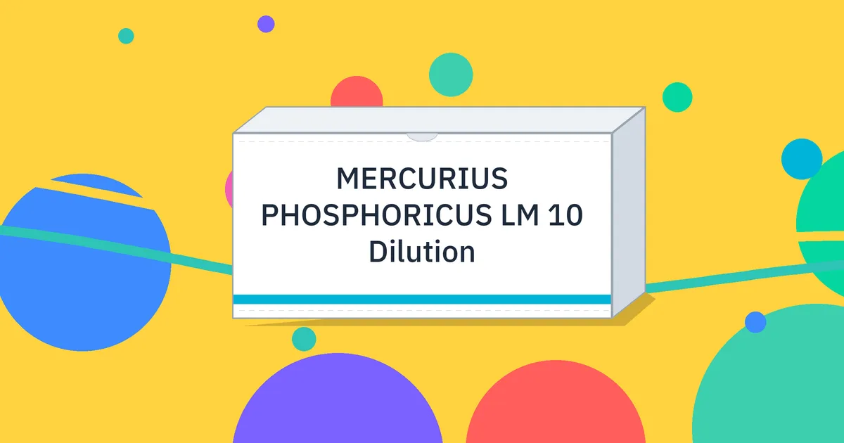 Symbolbild: Packung mit der Aufschrift MERCURIUS PHOSPHORICUS LM 10 Dilution (PZN 12952680) – Verfügbarkeit und Bezug in Apotheken in Frankfurt am Main