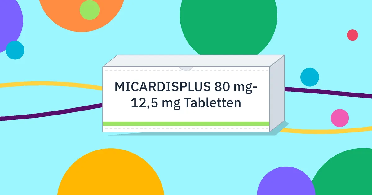 Symbolbild: Packung mit der Aufschrift MICARDISPLUS 80 mg-12,5 mg Tabletten (PZN 04215022) – Verfügbarkeit und Bezug in Apotheken in Frankfurt am Main
