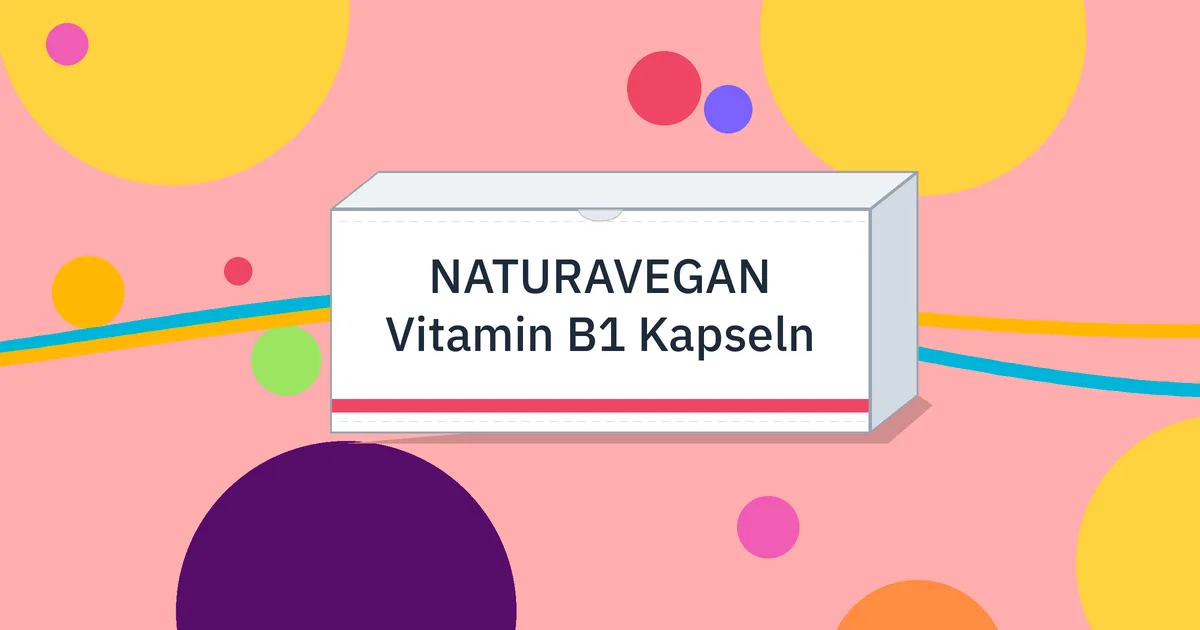 Symbolbild: Packung mit der Aufschrift NATURAVEGAN Vitamin B1 Kapseln (PZN 11017162) – Verfügbarkeit und Bezug in Apotheken in Frankfurt am Main