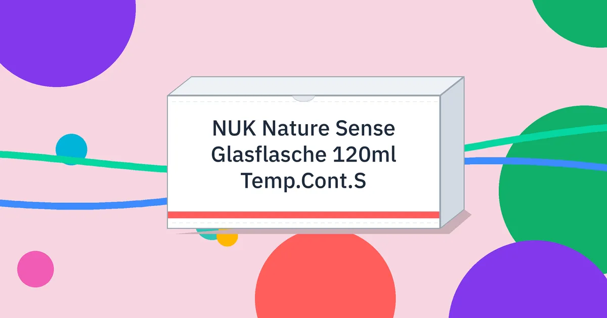 Symbolbild: Packung mit der Aufschrift NUK Nature Sense Glasflasche 120ml Temp.Cont.S (PZN 16564851) – Verfügbarkeit und Bezug in Apotheken in Frankfurt am Main