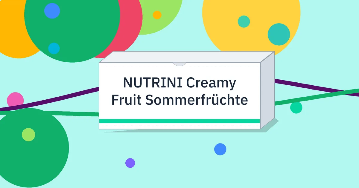 Symbolbild: Packung mit der Aufschrift NUTRINI Creamy Fruit Sommerfrüchte (PZN 10356040) – Verfügbarkeit und Bezug in Apotheken in Frankfurt am Main
