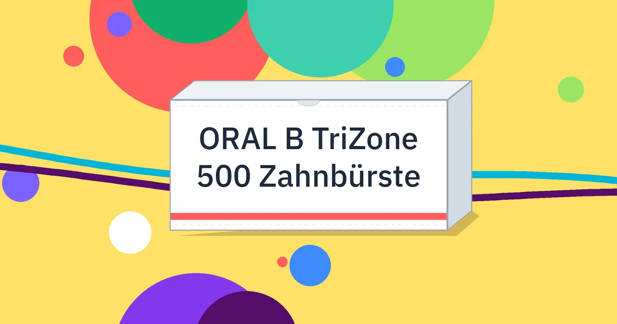 Symbolbild: Packung mit der Aufschrift ORAL B TriZone 500 Zahnbürste (PZN 09892810) – Verfügbarkeit und Bezug in Apotheken in Frankfurt am Main