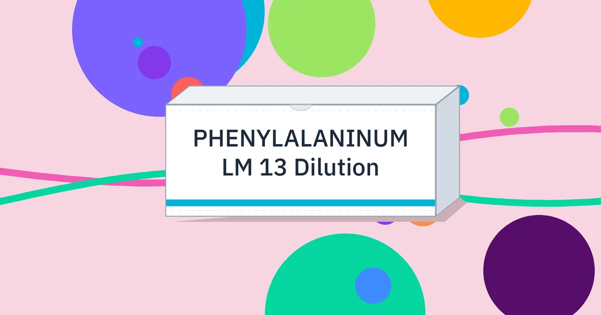 Symbolbild: Packung mit der Aufschrift PHENYLALANINUM LM 13 Dilution (PZN 13783937) – Verfügbarkeit und Bezug in Apotheken in Frankfurt am Main