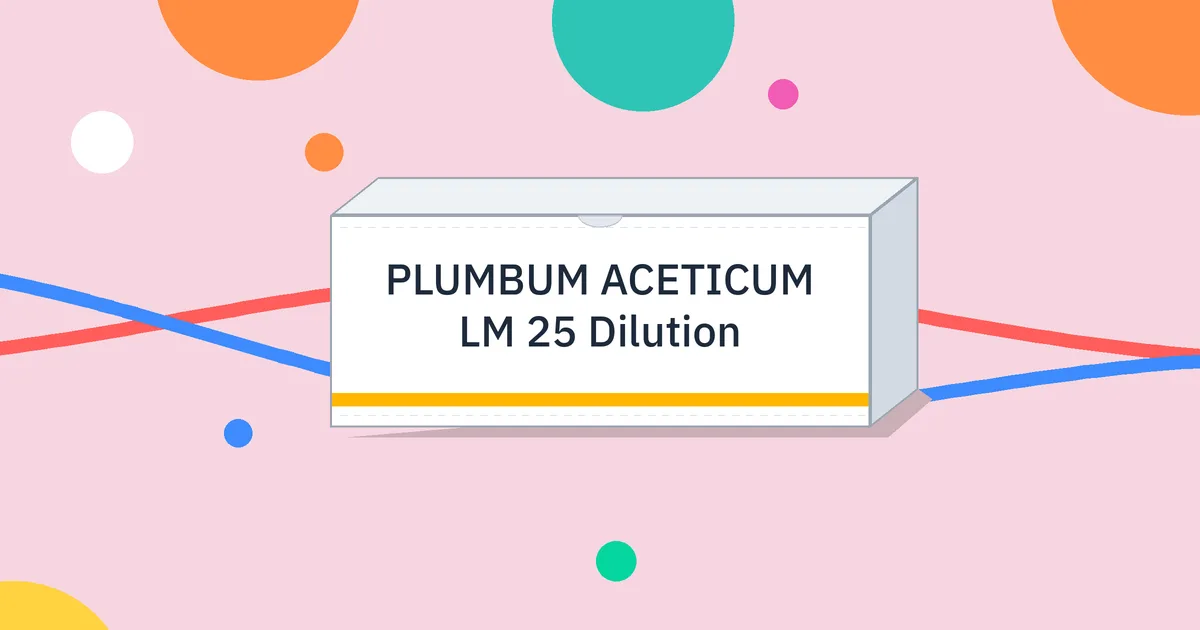 Symbolbild: Packung mit der Aufschrift PLUMBUM ACETICUM LM 25 Dilution (PZN 13038961) – Verfügbarkeit und Bezug in Apotheken in Frankfurt am Main