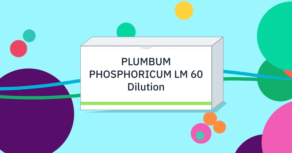 Symbolbild: Packung mit der Aufschrift PLUMBUM PHOSPHORICUM LM 60 Dilution (PZN 13042750) – Verfügbarkeit und Bezug in Apotheken in Frankfurt am Main