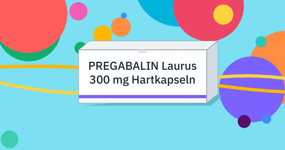 Symbolbild: Packung mit der Aufschrift PREGABALIN Laurus 300 mg Hartkapseln (PZN 16241160) – Verfügbarkeit und Bezug in Apotheken in Frankfurt am Main