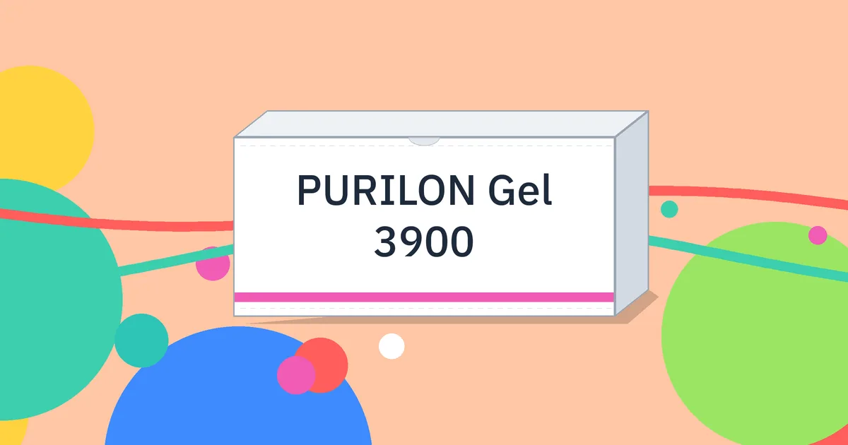 Symbolbild: Packung mit der Aufschrift PURILON Gel 3900 (PZN 11857092) – Verfügbarkeit und Bezug in Apotheken in Frankfurt am Main