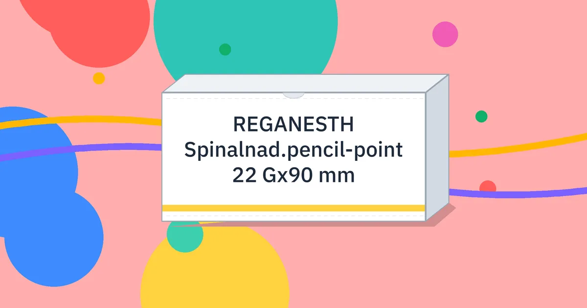 Symbolbild: Packung mit der Aufschrift REGANESTH Spinalnad.pencil-point 22 Gx90 mm (PZN 17889207) – Verfügbarkeit und Bezug in Apotheken in Frankfurt am Main