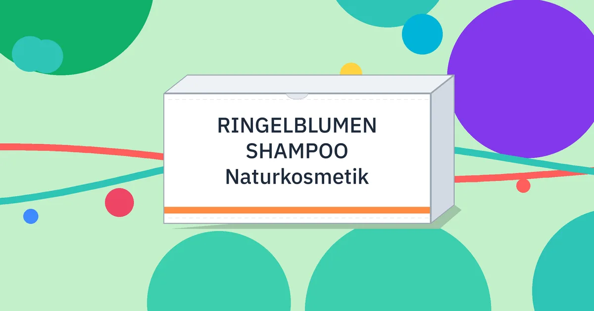 Symbolbild: Packung mit der Aufschrift RINGELBLUMEN SHAMPOO Naturkosmetik (PZN 19274036) – Verfügbarkeit und Bezug in Apotheken in Frankfurt am Main