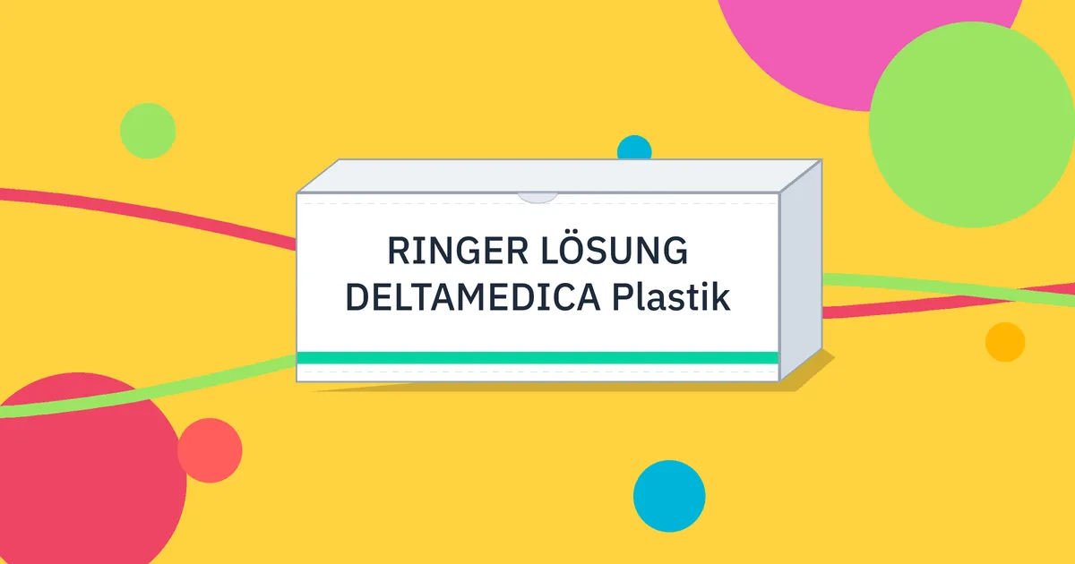 Symbolbild: Packung mit der Aufschrift RINGER LÖSUNG DELTAMEDICA Plastik (PZN 04950715) – Verfügbarkeit und Bezug in Apotheken in Frankfurt am Main