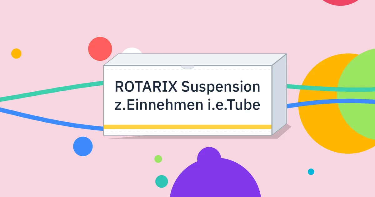 Symbolbild: Packung mit der Aufschrift ROTARIX Suspension z.Einnehmen i.e.Tube (PZN 18762779) – Verfügbarkeit und Bezug in Apotheken in Frankfurt am Main